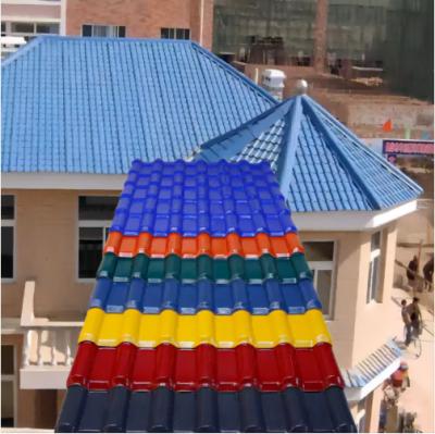 China Weather Resistant ASA Synthetic Resin Tile Fire Safety Color Roofing Tile Customized for sale