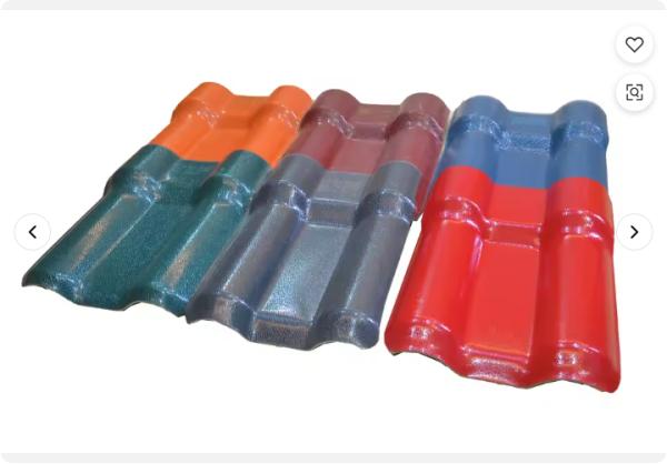 Quality Industrial / Residential ASA Synthetic Resin Tile High Strength Thermal Insulation Roof Tiles for sale