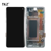 China AMOLED Refurbished LCD Screen Wih Frame For SAM S10 G973 for sale