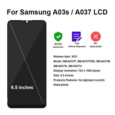China La pantalla del teléfono restauró el Lcd para la pantalla táctil de la exhibición del SAM Galaxy A03s LCD A037F A037M A037FD A03S convierte a digital en venta
