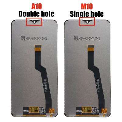 Cina Sostituzione dell'affissione a cristalli liquidi del telefono cellulare per il touch screen del convertitore analogico/digitale dello schermo di visualizzazione di SAM Galaxy A10 A105 in vendita