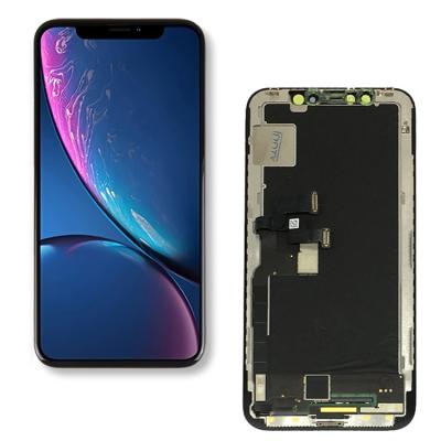 Cina LCD dell'OEM OLED per la sostituzione mobile del convertitore analogico/digitale del touch screen dell'esposizione dell'affissione a cristalli liquidi del telefono di iPhone X XS in vendita