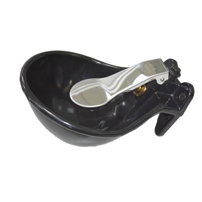 China Wall -Mounted  Installation Easily Cast Iron Coated Powder Drinking Bowls for Dairy Farm Tj-1015 Shape Waterer à venda