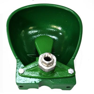 China Durable TJ-106 Weight 5.09kg Water Capacity 2.5liter Cast Iron Green Drinking Bowls à venda