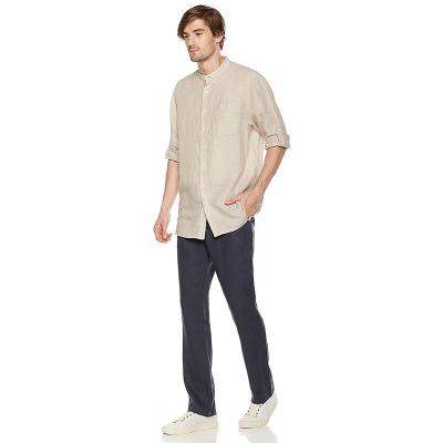 Cina pantaloni diritti respirabili del vestito dalla gamba dei pantaloni di tela leggeri dell'estate degli uomini multicolori in vendita