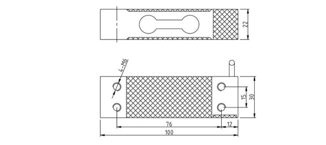 GPB131 3kg parallel beam load cell sensor