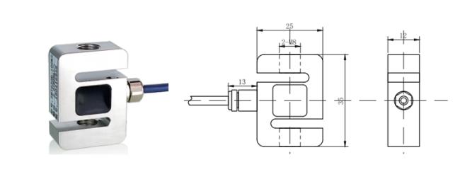 GSL312 Stainless Steel Miniature S Type Load Cell for force measurement 2kg 200kg