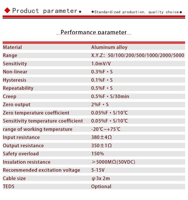Aluminum alloy 6 axis Multi-axis load cell plate 3 axis force sensor high temperature load cell