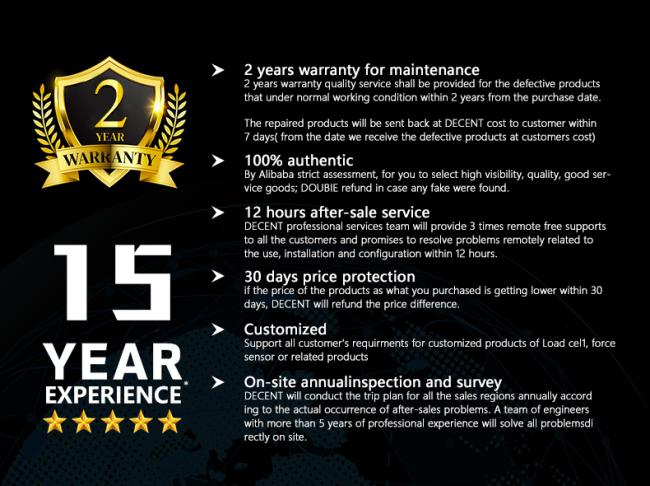 DECENT Precision Sensors 6-axis Multi-axis Sensor 2 Multi Torque Three Axis Load Cell