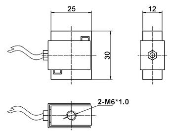 Micro load cell s type 1kg to 50kg dimension