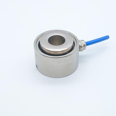China 40T Kolomtype Compressie Force Sensor Vermoeidheidsbestendige industriële belastingcellen Te koop
