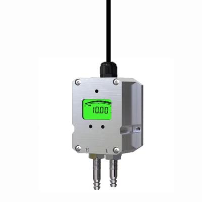 China Micro Intelligent Dry Gas Pressure Transmitter , Digital Air Wind Differential Pressure Sensor With 4-20ma /0-5v /0-10v for sale