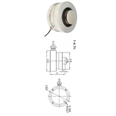China Ruijia Ring Torsion Compression Press Machine Use Compression Force Sensor Load Cell 200 Ton for sale