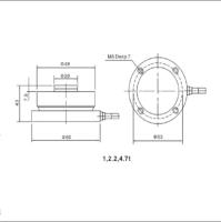 China Weight Scale Sensor Suitable Hopper Scales Compression Load Cell for sale