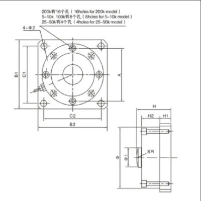 Chine 15klb Pancake Force Sensor Spoke Compression Tension Force Load Cell à vendre