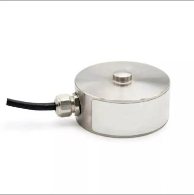 China Micro Load Cell 1000kg Customized Pressure Sensor Force Transducer Button Load Cell for sale