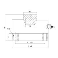 China Alloy Steel Button Spoken Load Cell Pancake Weighing Sensor Load Cell for sale