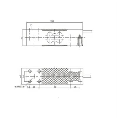 China 75~600KG Aluminium Single Point Load Cell For Electronic Weight Scale for sale