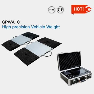 China Weighbridge Pad Fitted With Strain Gauge Portable Truck Axle Scale Weigh Dynamic Load Cell Weighing Scale for sale