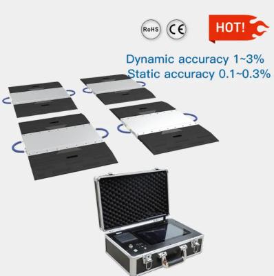 China Weighbridge Pad Fitted With Strain Gauge Portable Truck Axle Scale Weigh Dynamic Load Cell Weighing Scale for sale
