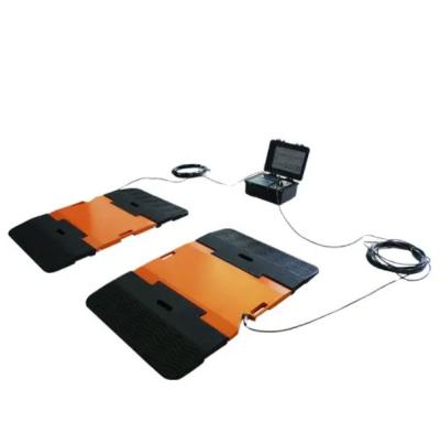 China Portable Axle 2 Pads Weighbridge Scale Stain Gauge Based With High Weighing In-motion Accuracy Light In Weight for sale