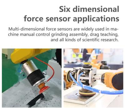 China RUJIA ±1%F.S Precision Sensors 6-axis Multi-axis Sensor 2 Multi Torque Three Axis Load Cell Alloy Steel Multidimensional Transducer for sale