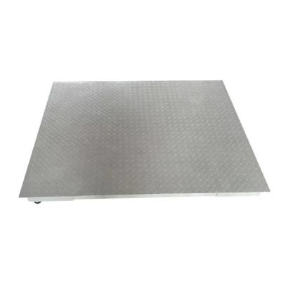 China Sensores de automação personalizáveis Escala de peso digital Plataforma de máquina Escala de chão Ruijia 1x1m 2000kg Escala industrial Plataforma Escala de chão Com indicador de pesagem à venda