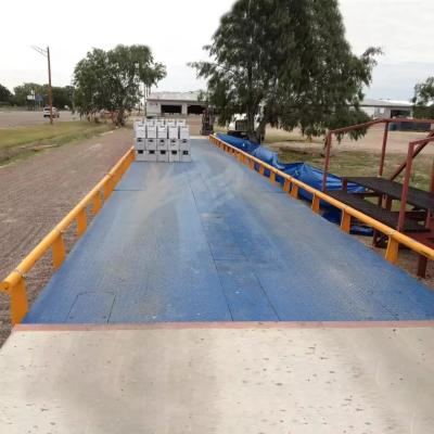China Full Configuration 3x15m 60ton Weighing Truck Scale Industrial Weigh Bridge Scale Heavy Duty Truck Weighbridge for sale