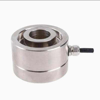 China Thru Hole Load Cell Button Cell 3t 5t Ring Type Force Sensor With Digital Output Signal Type for sale