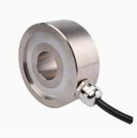 China Thru Hole Load Cell Button Cell 3t 5t Ring Type Force Sensor With Digital Output Signal Type for sale