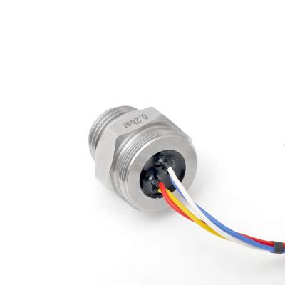 China Industrial High Reliability 10MPa~60MPa Waterproof Damp Proof Flush Diaphragm Pressure Sensor With Thread for sale