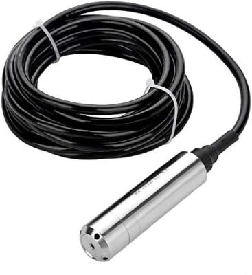 China DC 24V 4-20mA Transmissor de sensor de nível de água líquida de tipo lançável para detecção de profundidade de faixa de 0-5m à venda