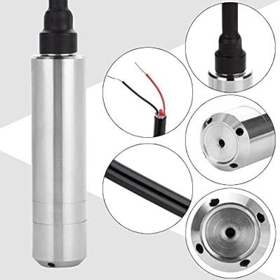 China DC 24V 4-20mA Transmissor de sensor de nível de água líquida de tipo lançável para detecção de profundidade de faixa de 0-5m à venda