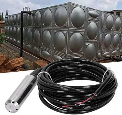 China DC 24V 4-20mA Tauchsonde Flüssigkeits-Wasserstandssensor-Sender zur Erfassung von 0-5m Bereichstiefe zu verkaufen