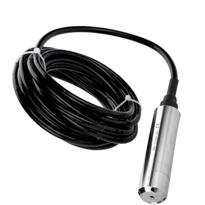 China Sensor de Nível Submersivel 4-20mA Tipo Lançamento Sensor de Nível de Líquido 24V DC Transmissor de Nível de Líquido de Entrada,0-5M Faixa de Medição à venda