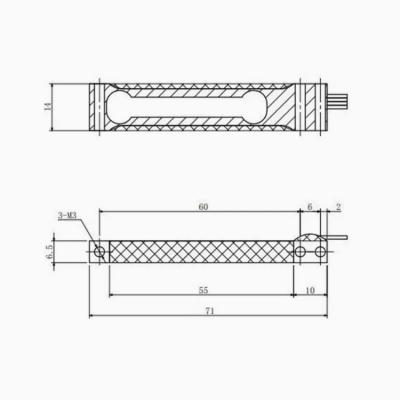 China 100g/200g Parallel Beam Weighing Sensor Aluminium Alloy Single Point Load Cell for sale