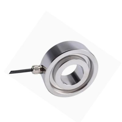 China Factory Industrial Wheel Shape Donut Compression Thru-Hole Load Cell for sale