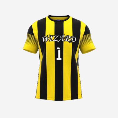 China Good quality bulk soccer jerseys / soccer jersey made in thailand full set soccer uniform for sale