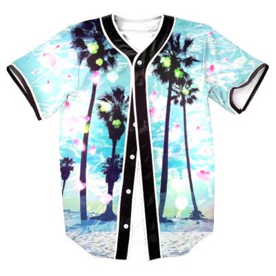 China 2018 custom cubs quick dry 5xl blank mens sublimated 3/4 sleeve baseball shirt for sale