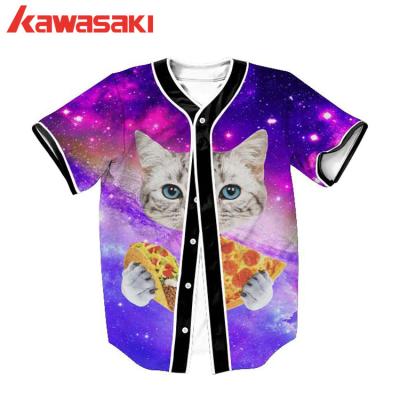 China Wholesale colorful 100% polyester baseball jersey for sale
