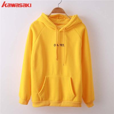 China Kawasaki wholesale custom hoodie Fashionable woman pullover hoodie for sale