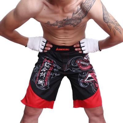 China Kawasaki custom sublimated mma shorts / shorts mma for sale