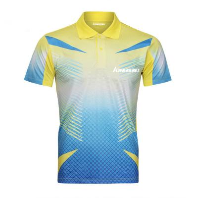 China Factory No Minimum Custom Digital Print table tennis jersey design Unisex Tennis Spor tennis shirt for sale