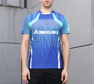 China OEM factory short sleeve tennis clothes men polo shirt custom 100% polyester mesh fabric t-shirt tennis dress for sale