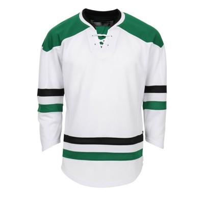 China Kawasaki ice hockey jersey any logo sublimated green blue red custom hockey jersey for sale
