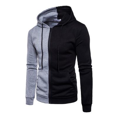 China 2018 Autumn Fashion Casual Patchwork Hoodies Men Women Hooded Sweatshirt Slim Fit Pullover Hoody Leisure Zipper Jacket T for sale