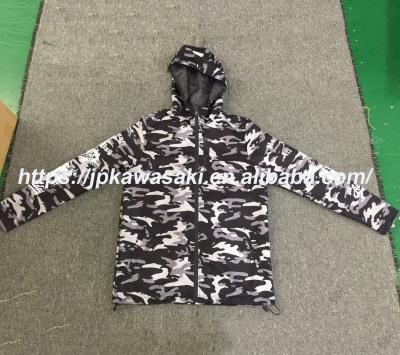 China Clothing manufacturer windbreaker camo 100% polyester sports camouflage jacket man wholesale for sale