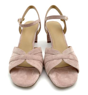 Cina Open Toe Donna Sandali a tacco alto Tipo di chiusura della fibbia con decorazione in strass in vendita