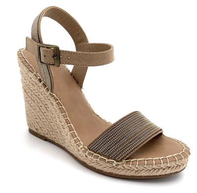 China Espadrilhas de moda feminina Sapatos confortáveis com tecido de lona à venda
