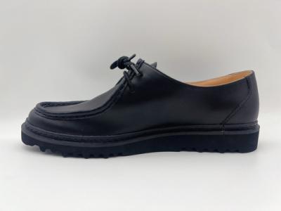 China Verfijnde zwarte flatschoenen met EVA-inlegzoolmateriaal Te koop